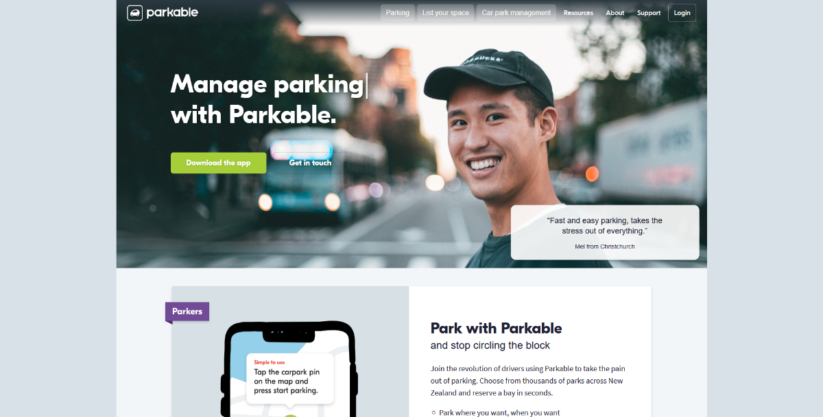 Parking app - Parkable, parking is pain-free | Business2